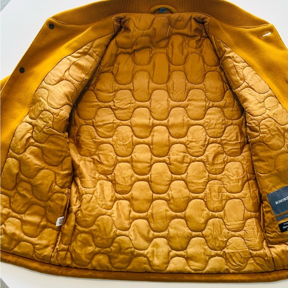Bonobos | Jackets & Coats | Bonobos Mustard Bomber Jacket Slim Fit ...